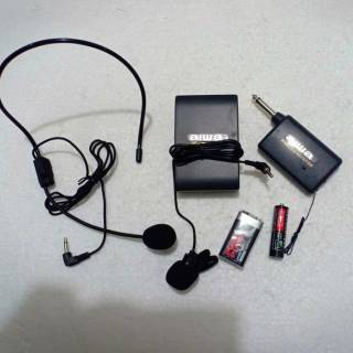 Jual Mic jepit wireless clip on / microphone wireless ceramah pidato ...