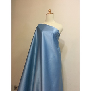 Jual Kain Satin Velvet Premium Warna Biru Wardah Biru Pastel Bahan ...