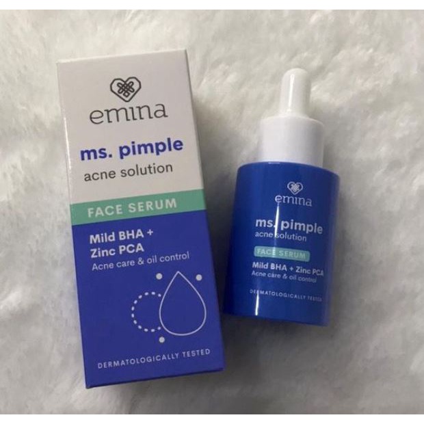 Jual Emina Ms Pimple Acne Solution Face Serum 30ML | Shopee Indonesia
