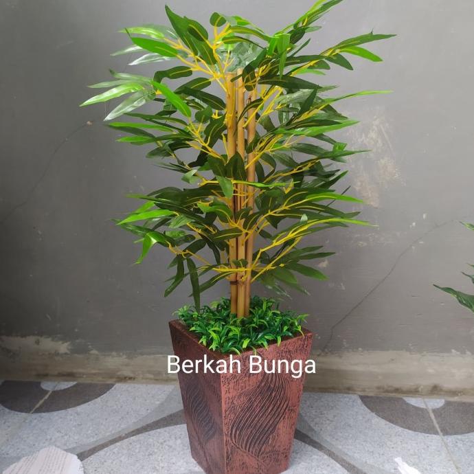 Jual Bambu artificial- Bambu plastik - bambu 70cm - bambu artificial ...