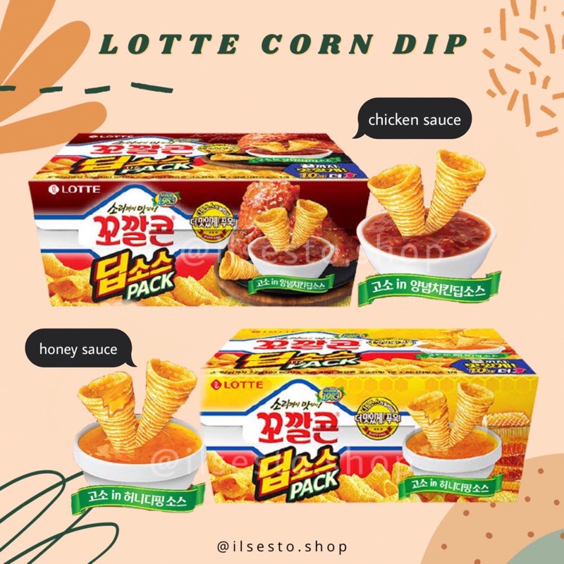 Jual LOTTE KOKKAL CORN DIP SAUCE (chicken bbq / honey) Indonesia|Shopee ...