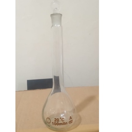 Jual Labu Ukur 100ml/ Volumetric Cask 100ml | Shopee Indonesia