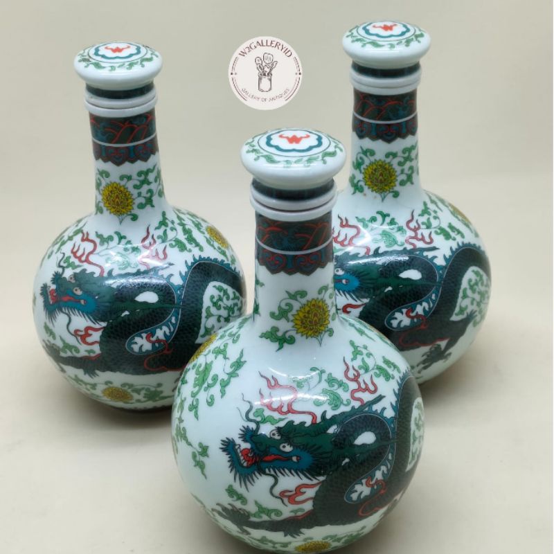 Jual Botol arak china antik/botol arak keramik china/pajangan botol ...