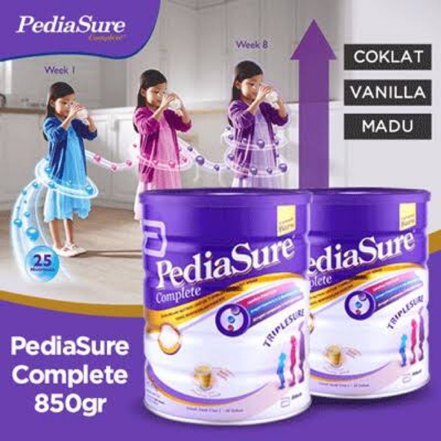 Jual PEDIASURE TRIPLESURE ALL VARIANT 850g KALENG | Shopee Indonesia