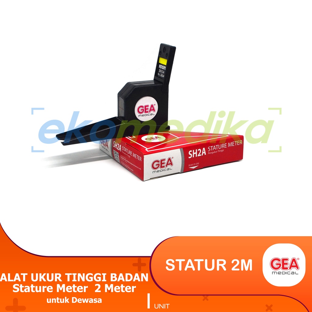 Jual STATURE METER GEA Microtoise / Pengukur Tinggi Badan / Alat Ukur ...