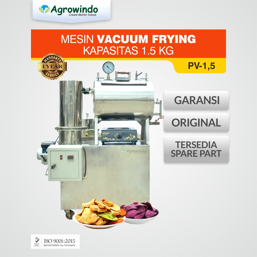 Jual Mesin Vacuum Frying Kapasitas 1.5 kg PV-1,5 | Shopee Indonesia
