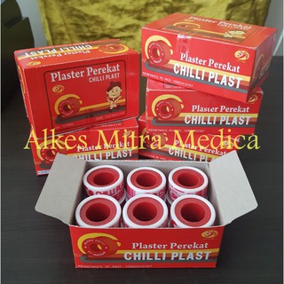 Jual Chilli Plast 1.25cm x 1m / Plaster Perekat Rol / Plester Coklat ...