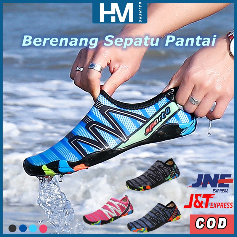 Jual Berenang Sepatu Pantai Slip on Kaos Kaki Bahan Lembut Untuk ...