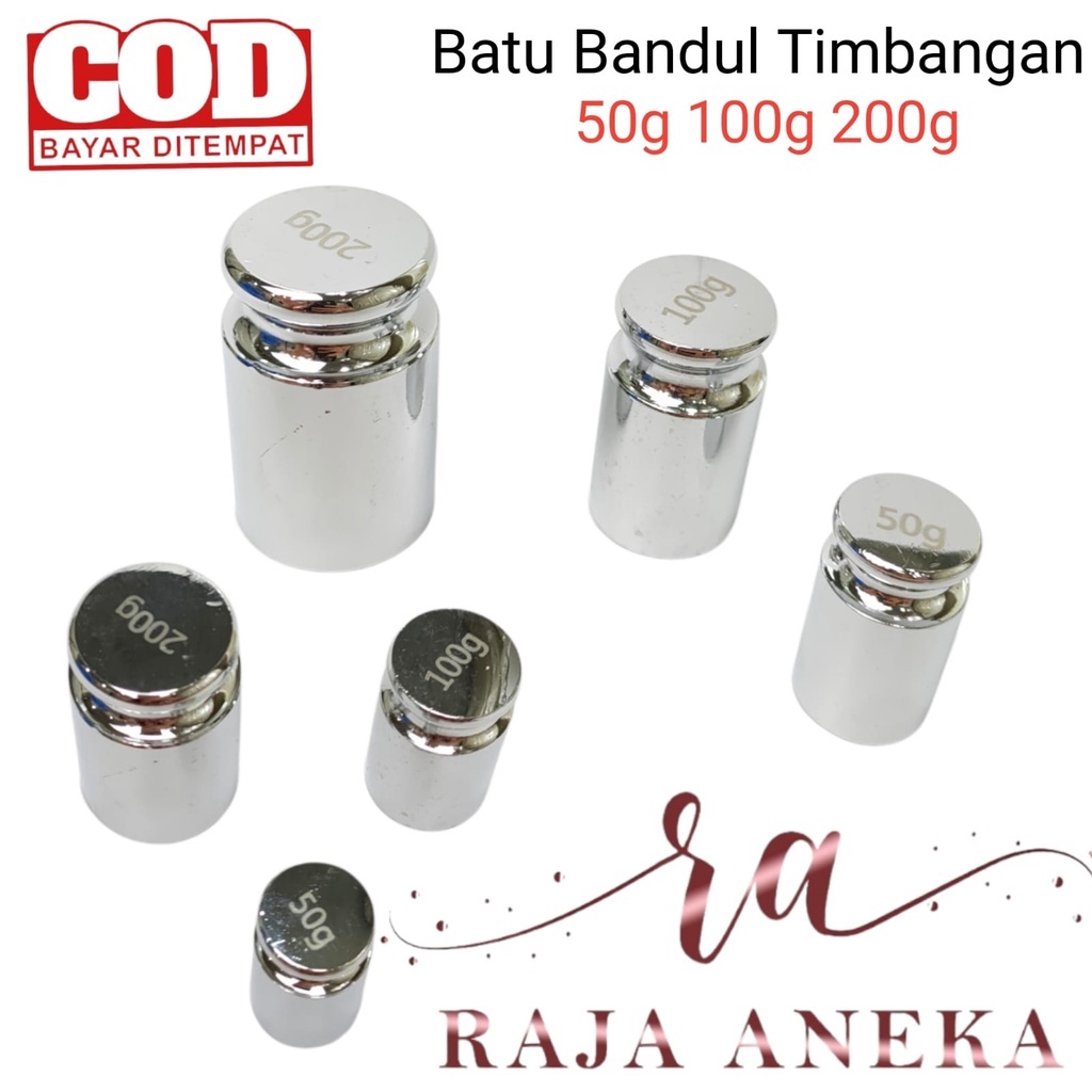 Jual Batu Bandul Kalibrasi Timbangan Calibration Weigh Berat 50g 100g ...