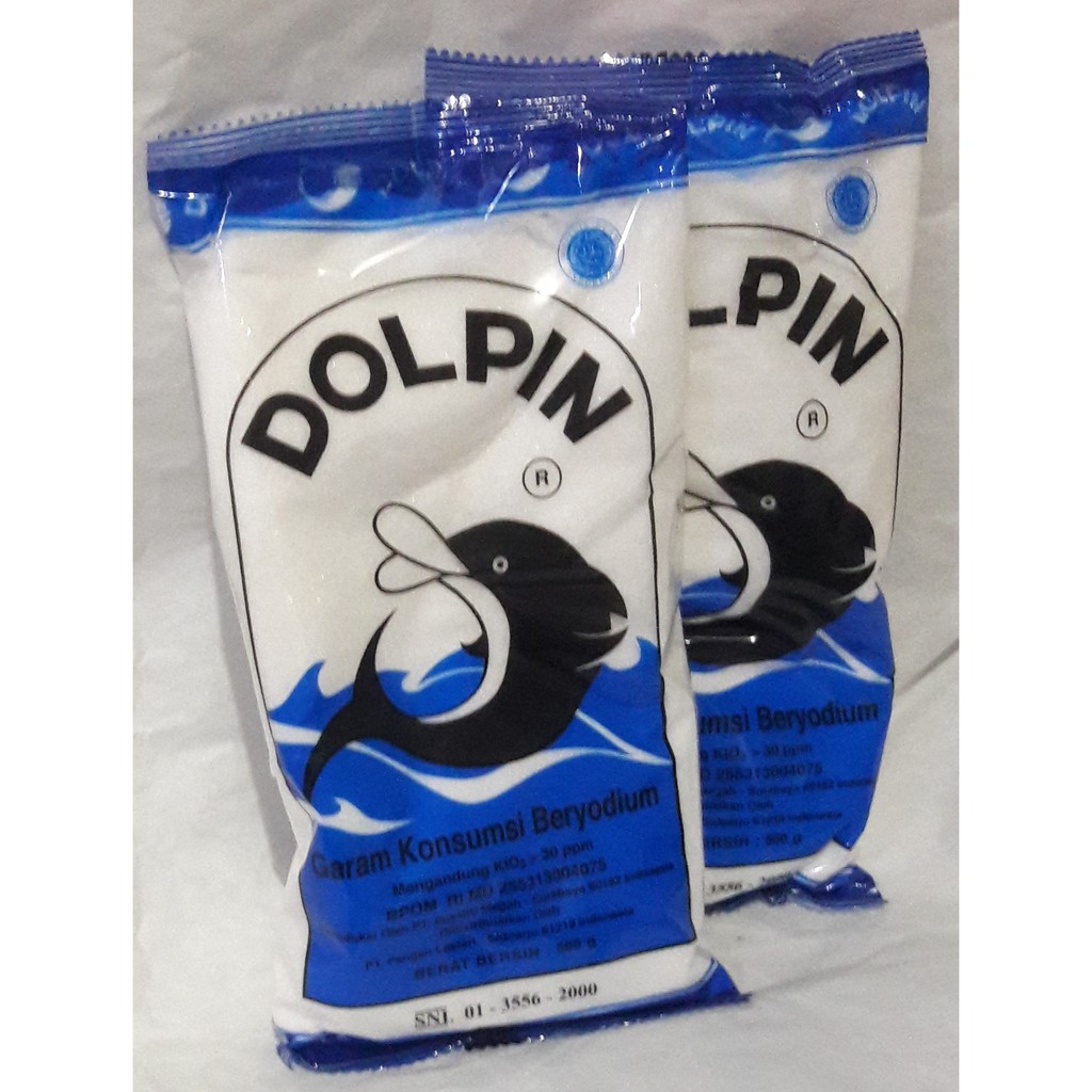 Garam Dolphin 500gr | Garam Dolpin 500 gr | Shopee Indonesia