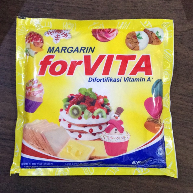 Jual Forvita Margarine Sachet 200gr | Shopee Indonesia