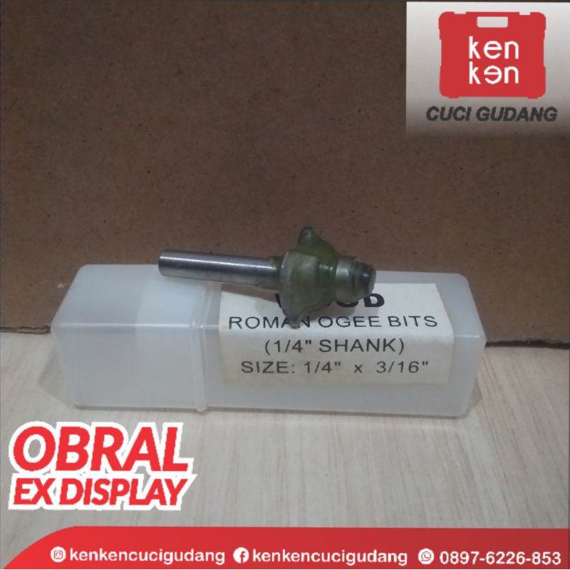 Jual Mata Profil Kayu / Mata Router / Mata Trimmer Roman Ogee BIT 5 mm ...