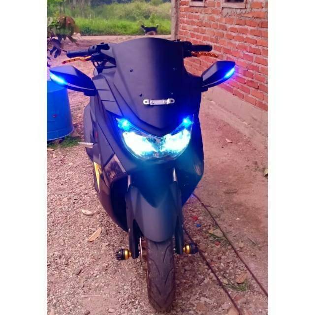 Spion Lipat Nmax Variasi Lengkap LED DRL + Runing sein 3 in 1 B1 ...