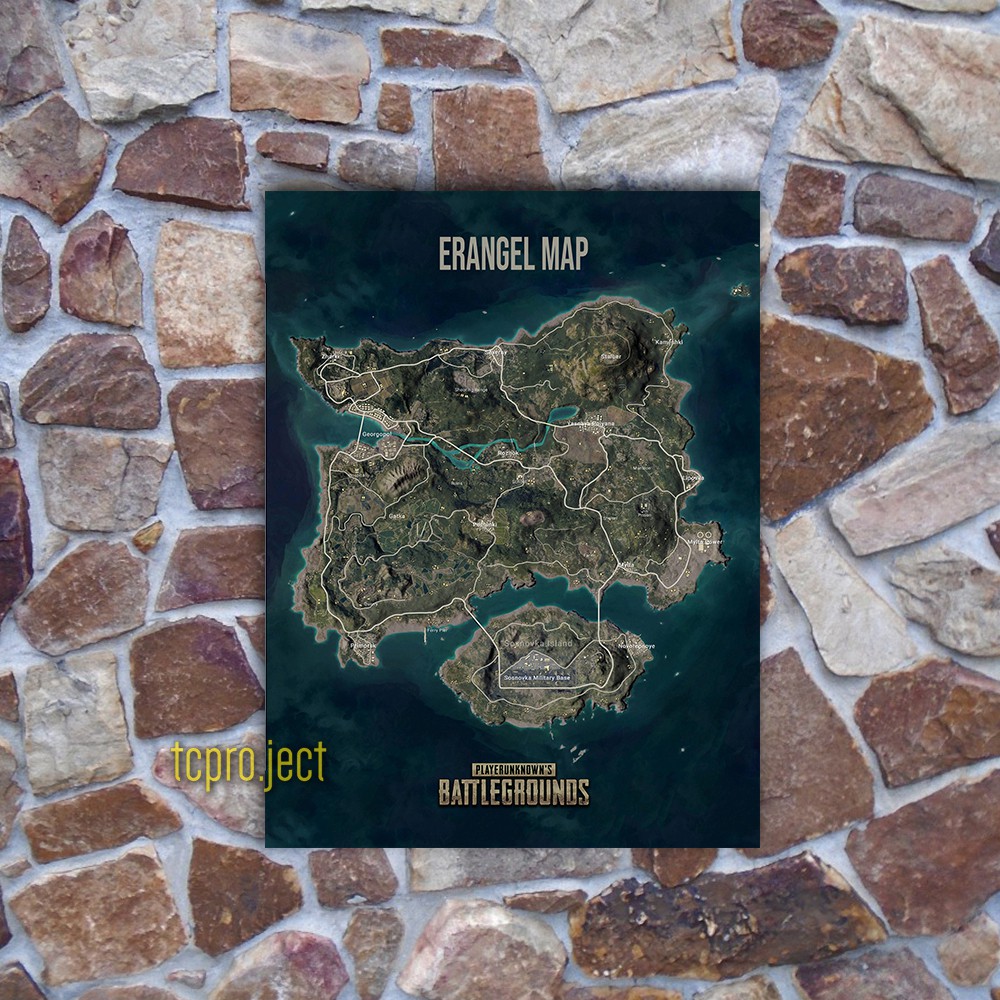 Jual MAP ERANGEL GAME POSTER - DEKORASI HIASAN DINDING Indonesia|Shopee ...