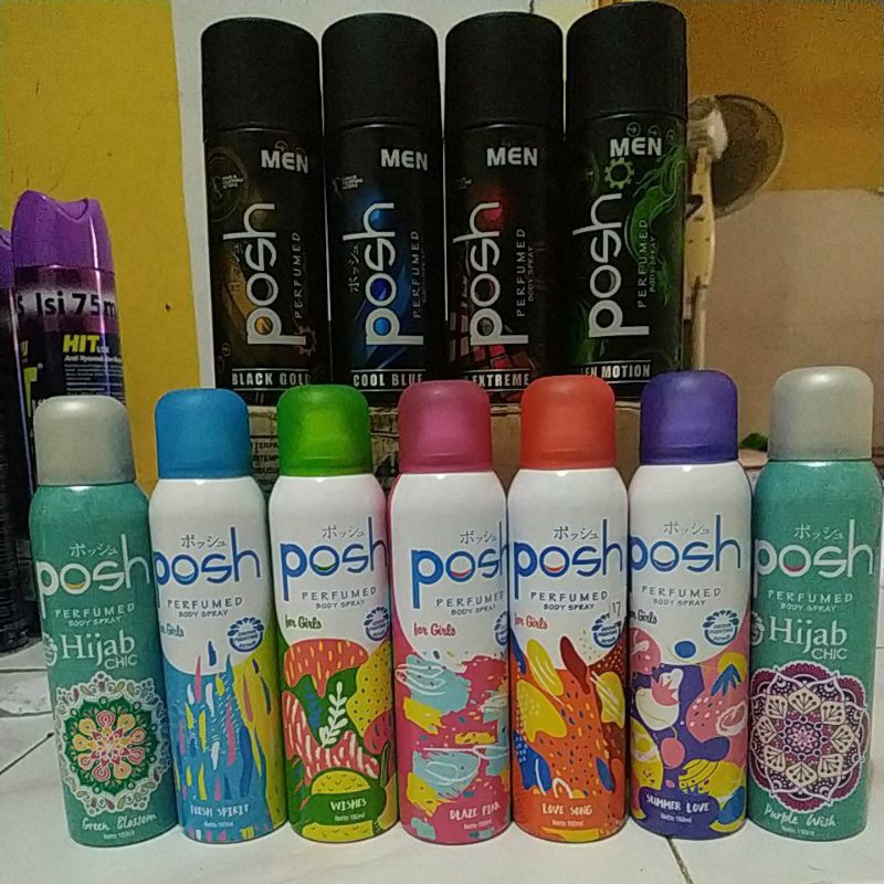 Jual Posh Perfumed Body Spray 150ml | Shopee Indonesia