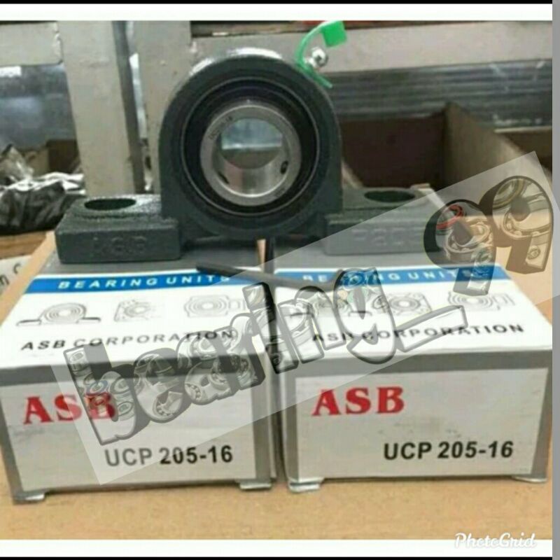 Jual Pillow Block Bearing UCP 205 As 16 mm ASB Pilow Blok UCP205 - 16 mm Uk Shaft As 25.4 mm ...