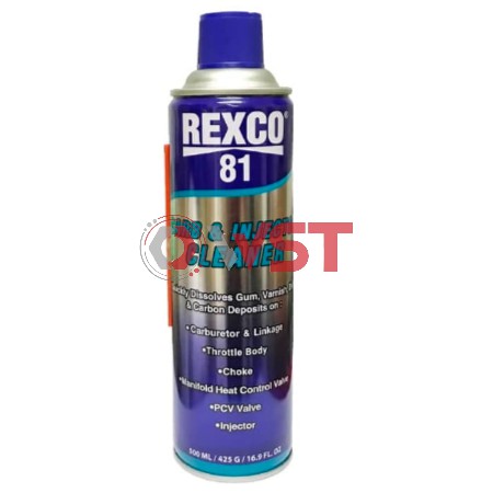 Jual Rexco 81 carb & Injector Cleaner 500 ML | Shopee Indonesia