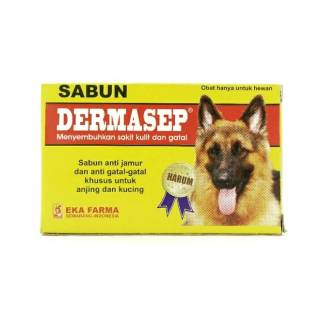 Jual Sabun Sulfur Dermasep anti Gatal parasit dan Jamur kulit Anjing ...