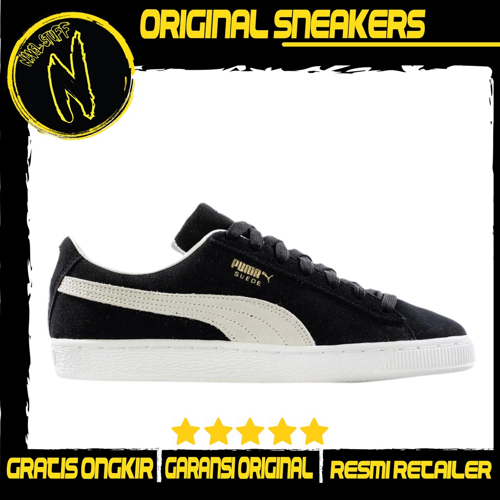 Jual PUMA Suede Black White Classic Sepatu Original Resmi BNIB ...