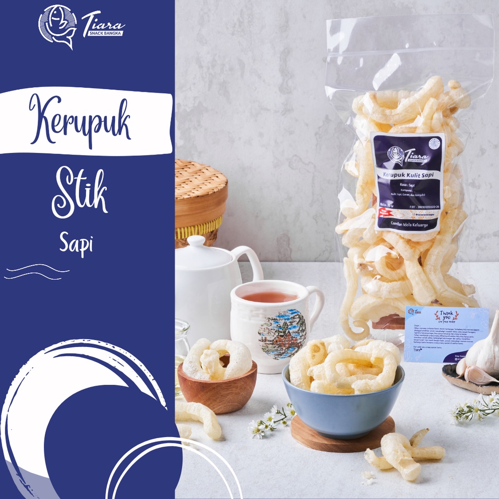 Jual Kerecek Rambak Sapi Krupuk / Kerupuk Kulit Sapi Super Bentuk Stik ...