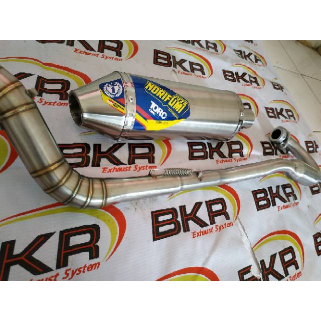 KNALPOT RACING NORIFUMI TORC CRF 150 L & KLX 150 BF NEW OLD DTRACKER ...