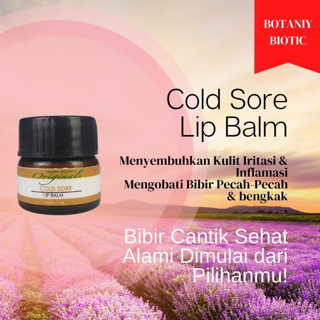 Jual Cold Sore Lip Balm 5ml (Herpes Simplex, inflamasi, bibir pecah ...