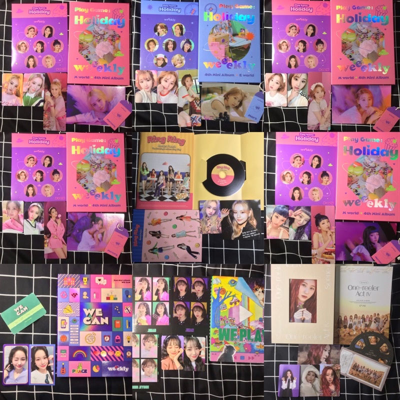 Jual IZONE WEEEKLY WE CAN JIHAN FULLSET UNSEALED ALBUM WE PLAY PLAY GAME HOLIDAY JAEHEE MONDAY ...