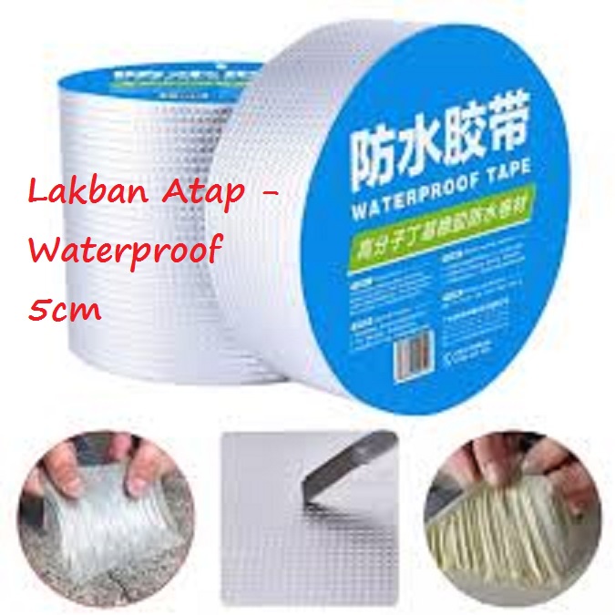 Jual OJIO - Lakban Atap Lakban Anti Bocor Anti Air Alumunium Foil Tahan Panas Tambal Atap Lem ...