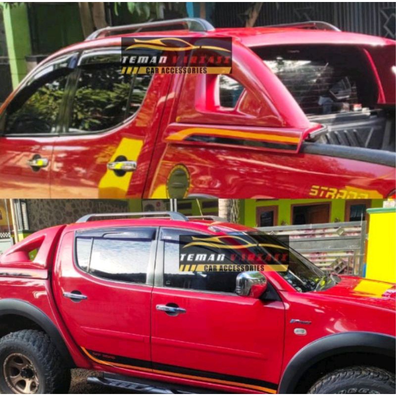 Jual ROOF RAIL REL ATAP ATAS MODEL RUSH MOBIL ALL NEW STRADA TRITON ...