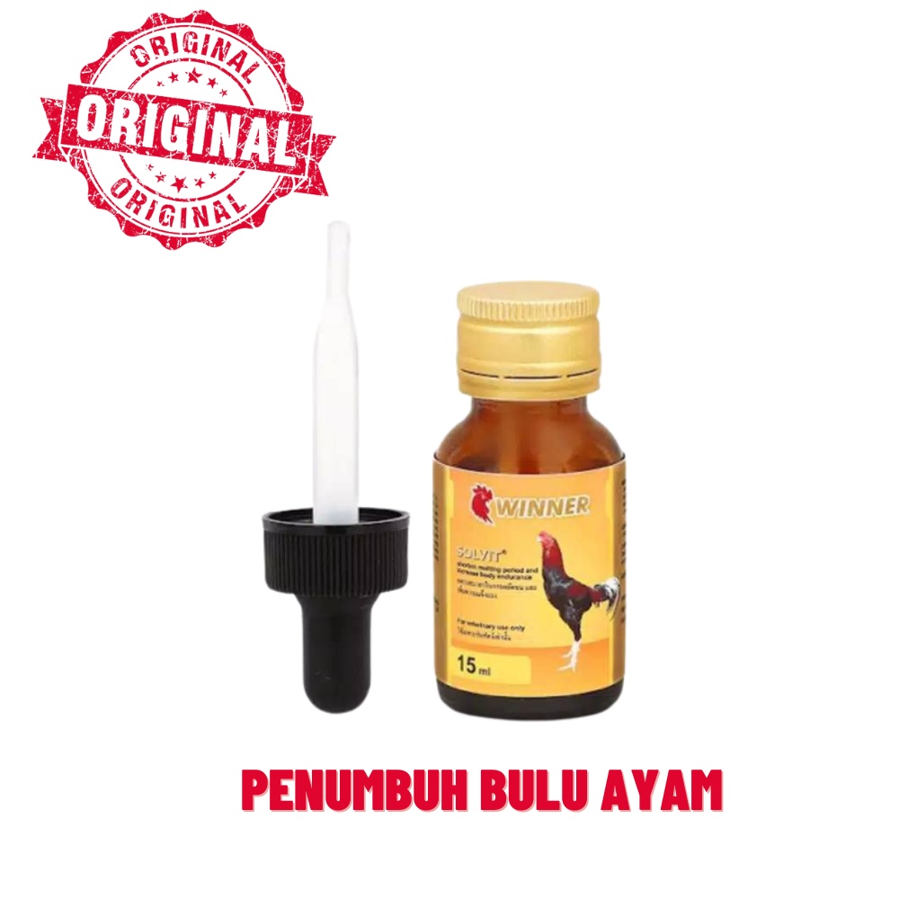 Jual WINNER SOLVIT 15 ml - penumbuh bulu ayam | Shopee Indonesia