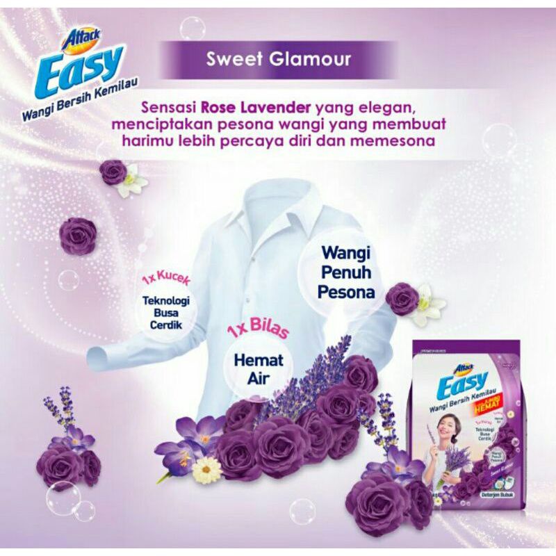 Jual Attack Easy Sweet Glamour 1200 Gr | Shopee Indonesia