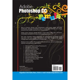Jual BUKU Adobe Photoshop CC Untuk Pemula (Full Color) | Shopee Indonesia
