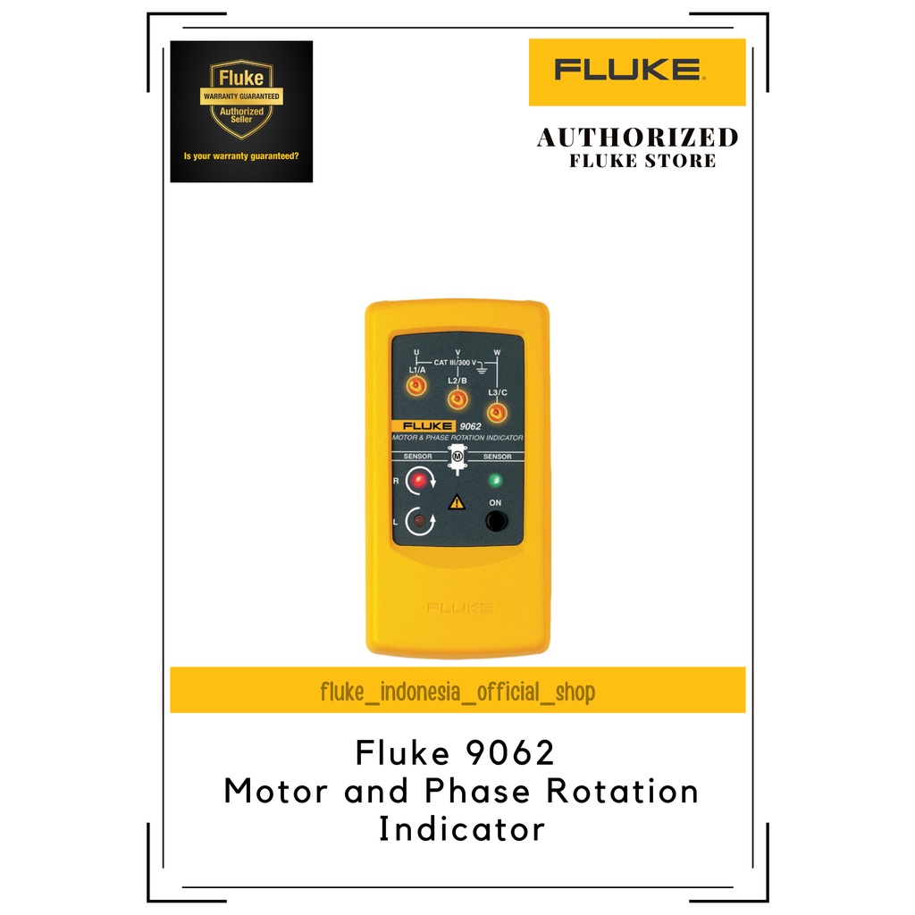 Jual Fluke 9062 CONTACTLESS PHASE SEQUENCE INDICATOR | Shopee Indonesia