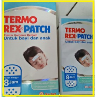 Jual TERMOREX PATCH KOMPRES DEMAM ANAK DAN BAYI PLESTER KOMPRES PANAS ...