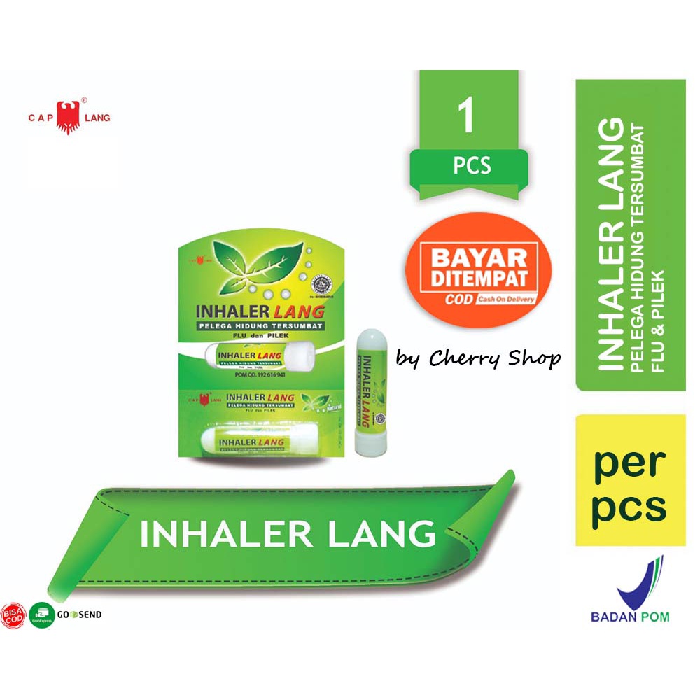 Jual [PELEGA HIDUNG TERSUMBAT] [FLU & PILEK] [BPOM] Cap Lang INHALER ...