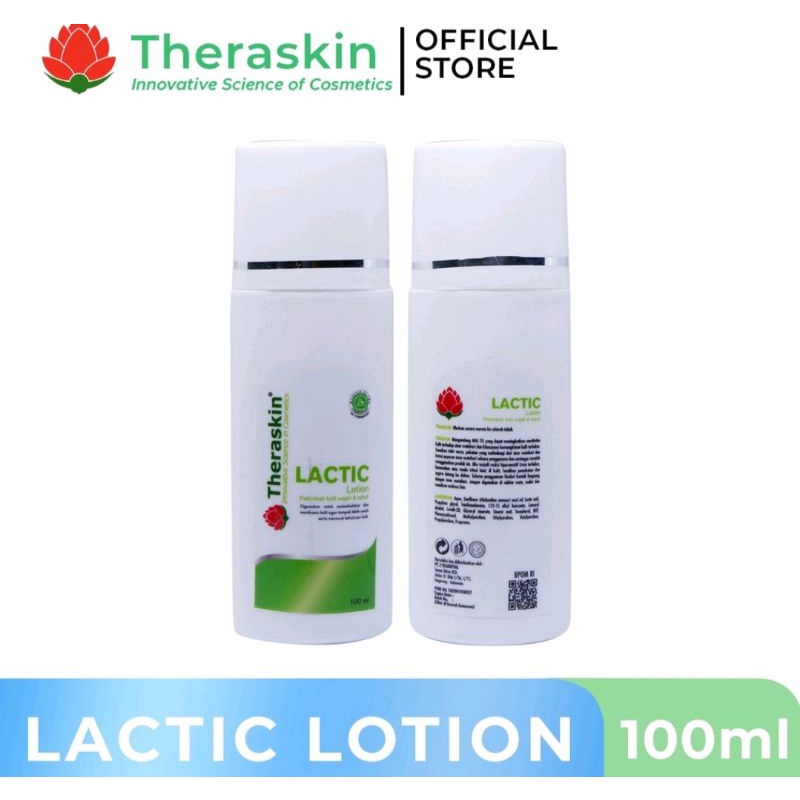 Jual theraskin lactic lotion whitening pencerah badan | Shopee Indonesia