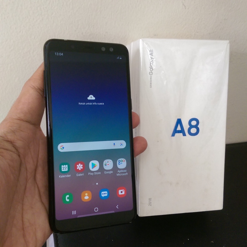 Jual Samsung Galaxy A8 2018 Duos 4G LTE NFC RAM 4GB ROM 32GB Ex SEIN ...