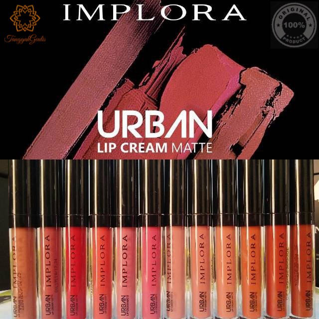 Jual IMPLORA URBAN LIP CREAM MATTE 12 BROWN SUGAR | Shopee Indonesia