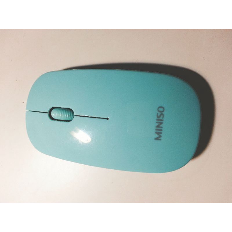 Jual miniso wireless mouse (mint) | Shopee Indonesia