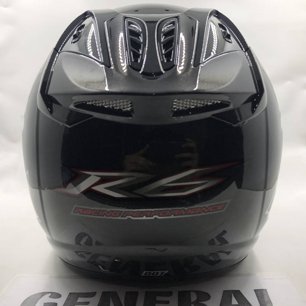 Jual GOYANG HARGA;; Helm NHK R6 Solid Gun Metalic Gunmet Abu Metalik ...