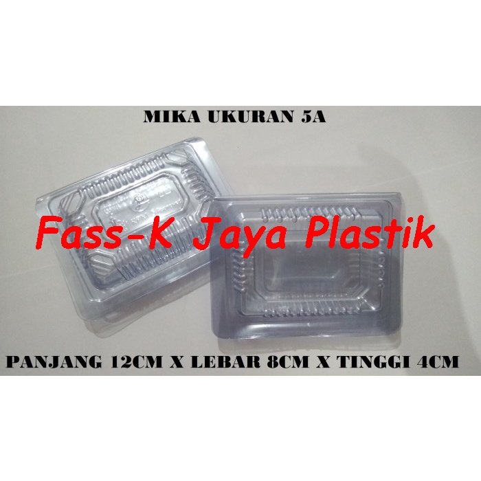 Jual Mika kue 5A (100pcs) / mika jajanan pasar uk 5 A / box bolu / cup ...