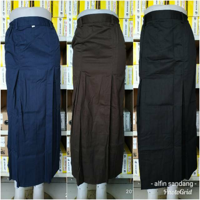 Jual Rok span panjang belah 2 MTs/SMP | Shopee Indonesia