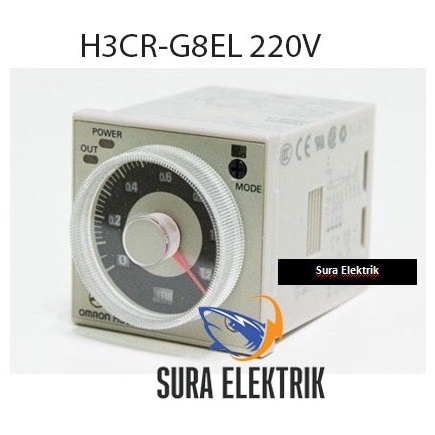 Jual Timer H3CR-G8EL 220V Omron ORIGINAL | Shopee Indonesia