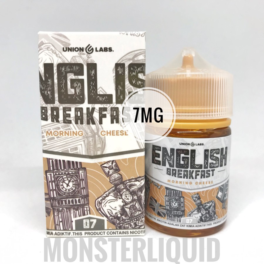 Jual ENGLISH BREAKFAST V4 MORNING CHEESE BY UNIONLABS 7MG 60ML | Shopee ...