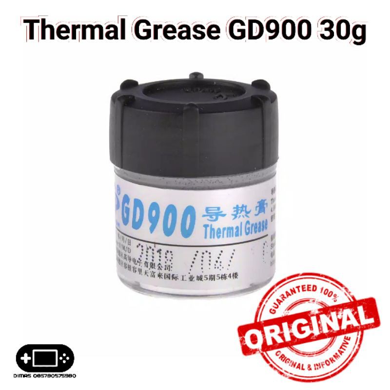 Jual Thermal Grease GD900 30g GD-900 Paste Thermal Pasta 30gram VGA ...