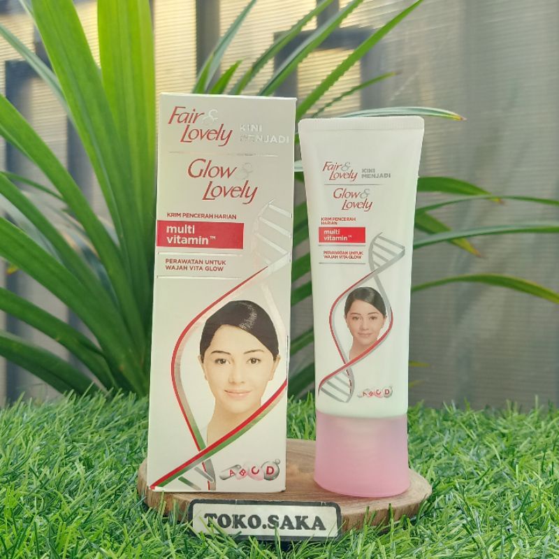 Jual Fair & Lovely - Glow & Lovely CREAM Wajah 46gr | Shopee Indonesia
