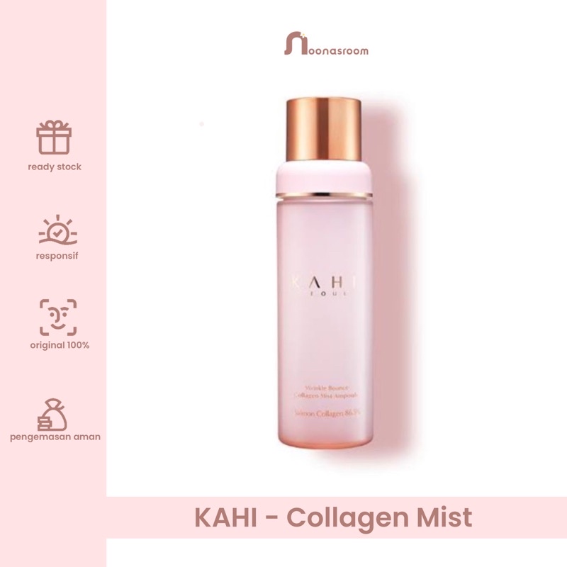 Jual KAHI Wrinkle Bounce Collagen Mist Ampoule hidrasi melembabkan anti ...