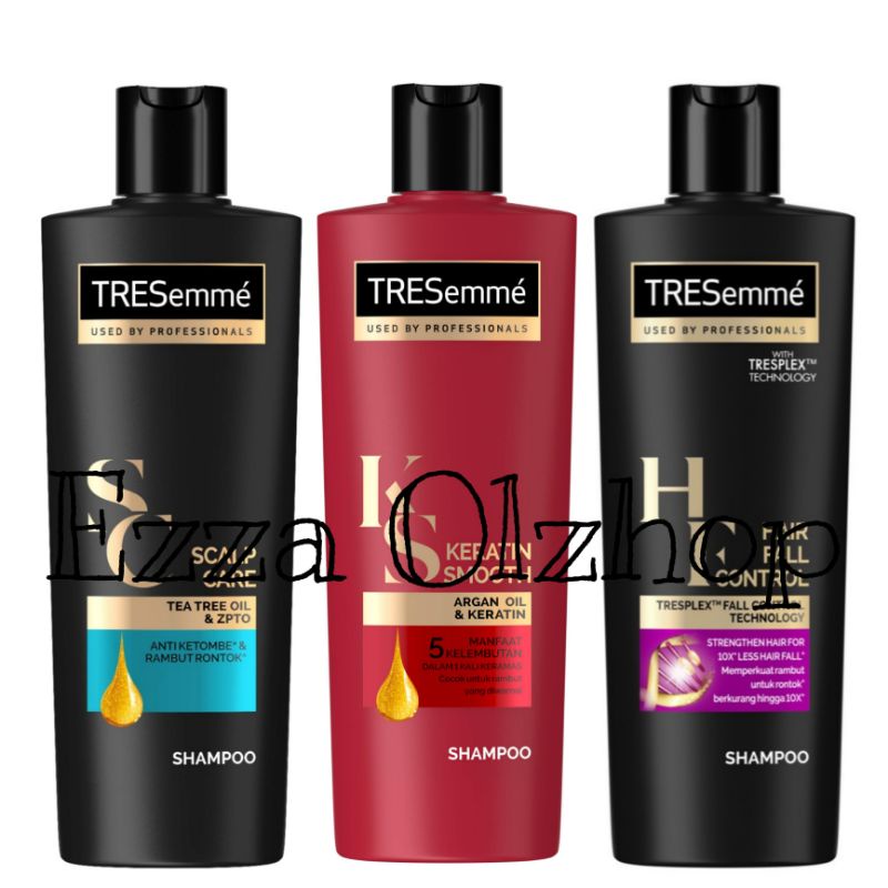 Jual TRESEMME Shampoo Keratin Smooth / Hair Fall Control / Scalp Care ...
