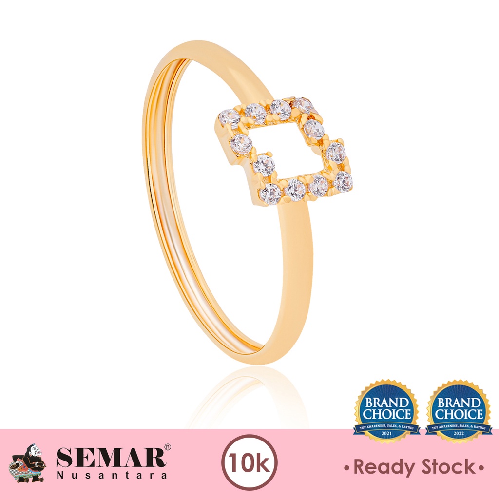 Jual Cincin Emas Slavina Gold 10K Semar Nusantara | Shopee Indonesia