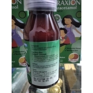 Jual Praxion Forte syrup Paracetamol 250mg/ 5ml Isi 60ml / Obat Demam ...